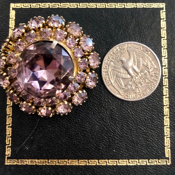 Jewelry | Vintage Amethyst Pin | Poshmark